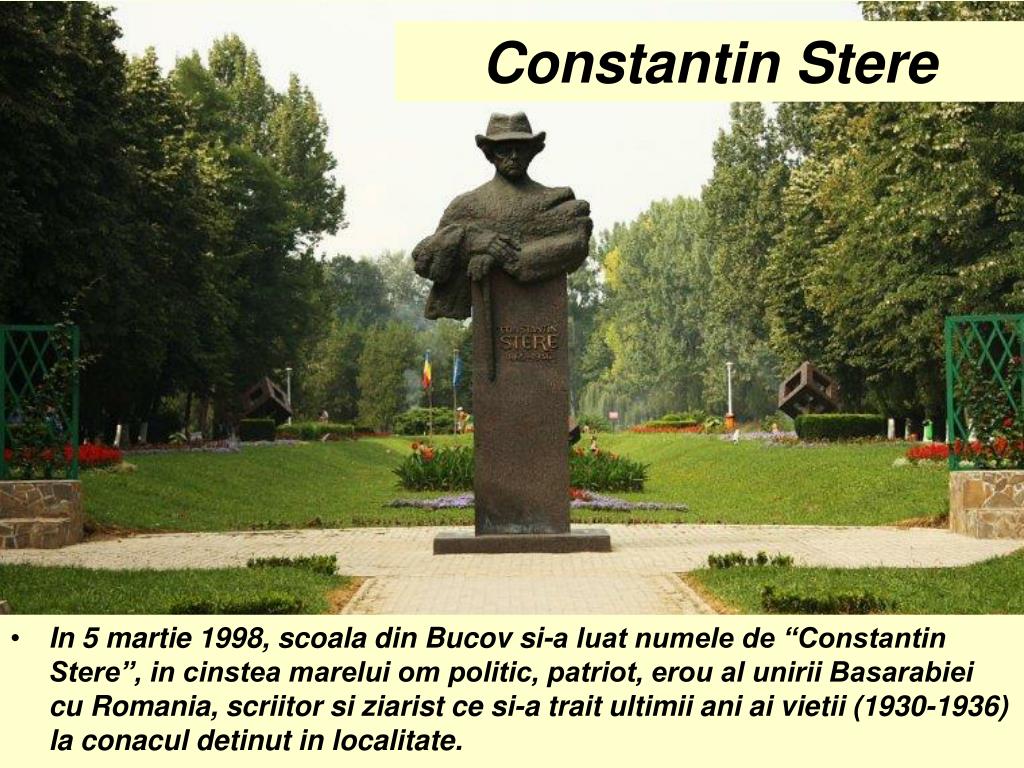 PPT - ŞCOALA CU CLASELE I – VIII “Constantin Stere” - Bucov PowerPoint ...
