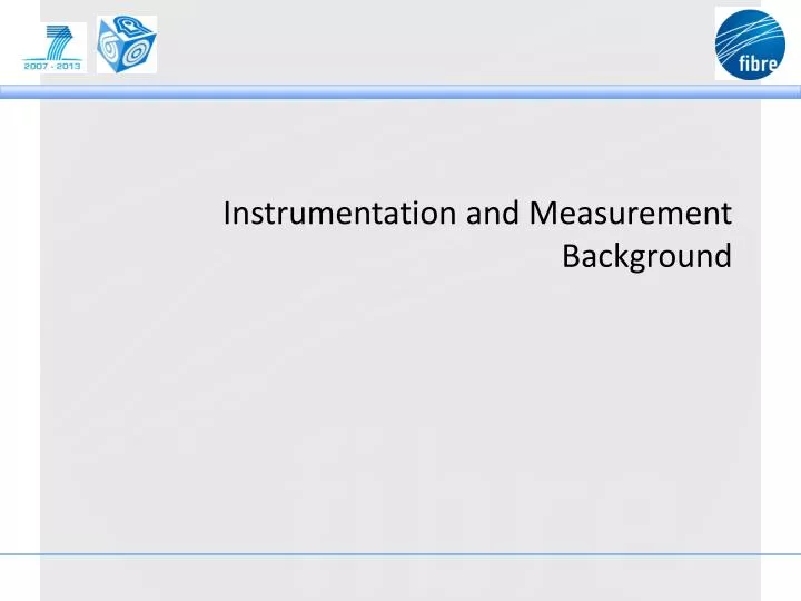 PPT - Instrumentation and Measurement Background PowerPoint ...