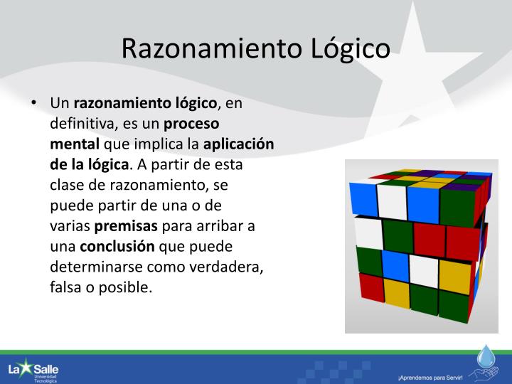 Racionamiento logico.