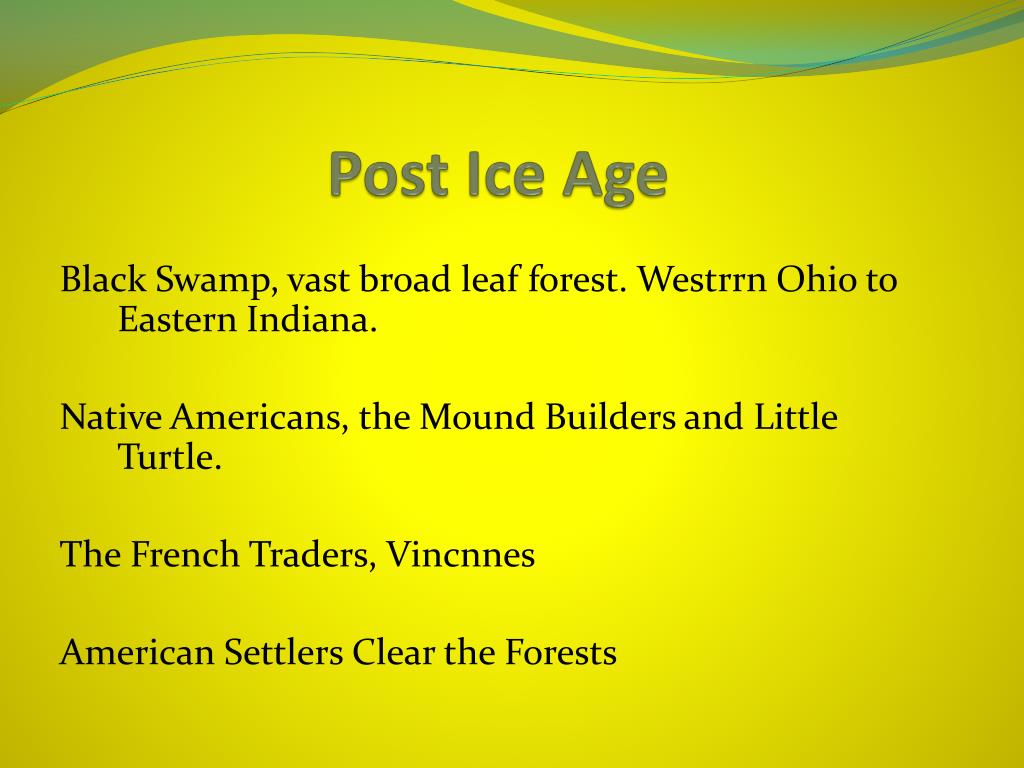PPT - The Natural History/Geology of Indiana PowerPoint Presentation ...