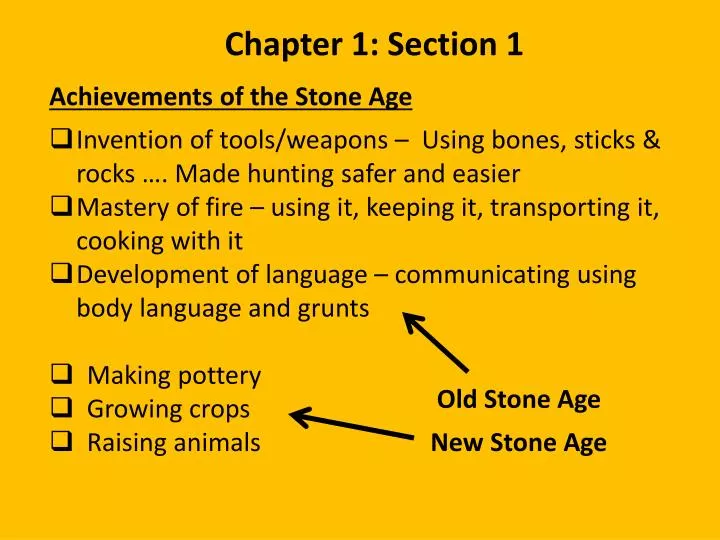 PPT - Achievements of the Stone Age PowerPoint Presentation, free ...