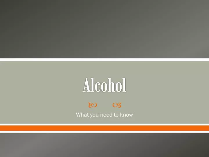 PPT - Alcohol PowerPoint Presentation, free download - ID:2028350
