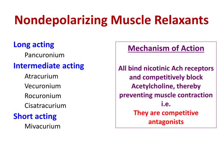 PPT - Skeletal Muscle Relaxants PowerPoint Presentation - ID:2028422