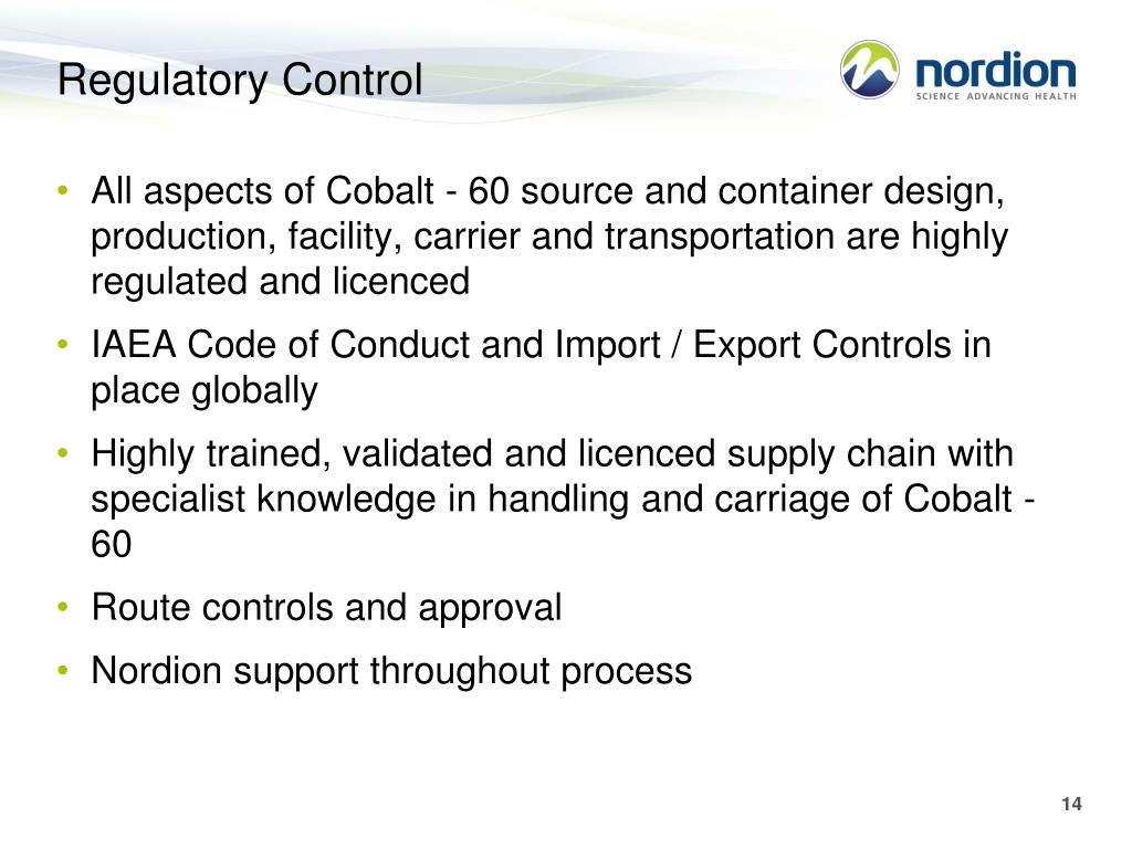 PPT - Cobalt- 60 Transportation WNA Meeting – Singapore 2013 April 8 ...