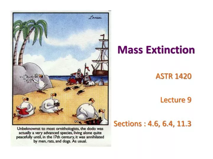 PPT - Mass Extinction PowerPoint Presentation, free download - ID:2028703
