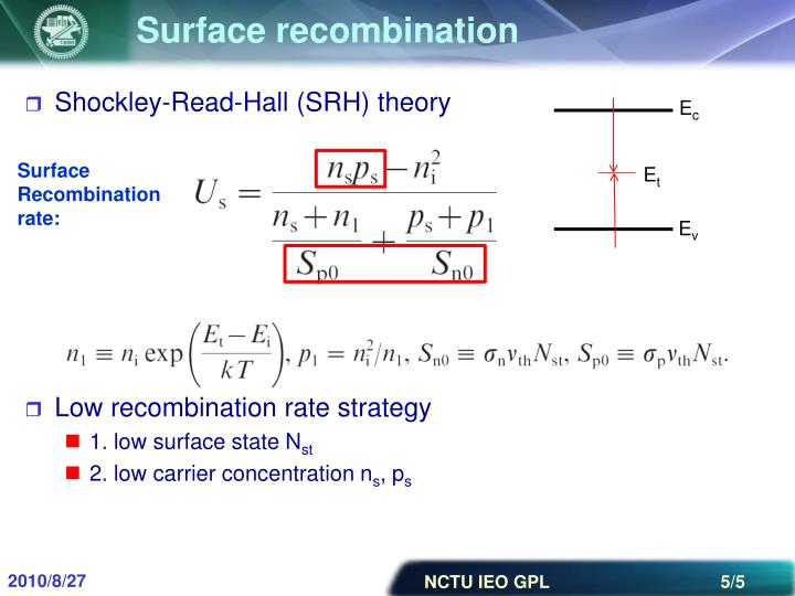 PPT - Surface Passivation of Crystalline Silicon Solar Cells: A Review ...