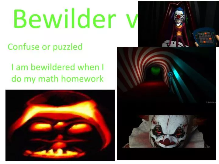 PPT - Bewilder PowerPoint Presentation, free download - ID:2028856