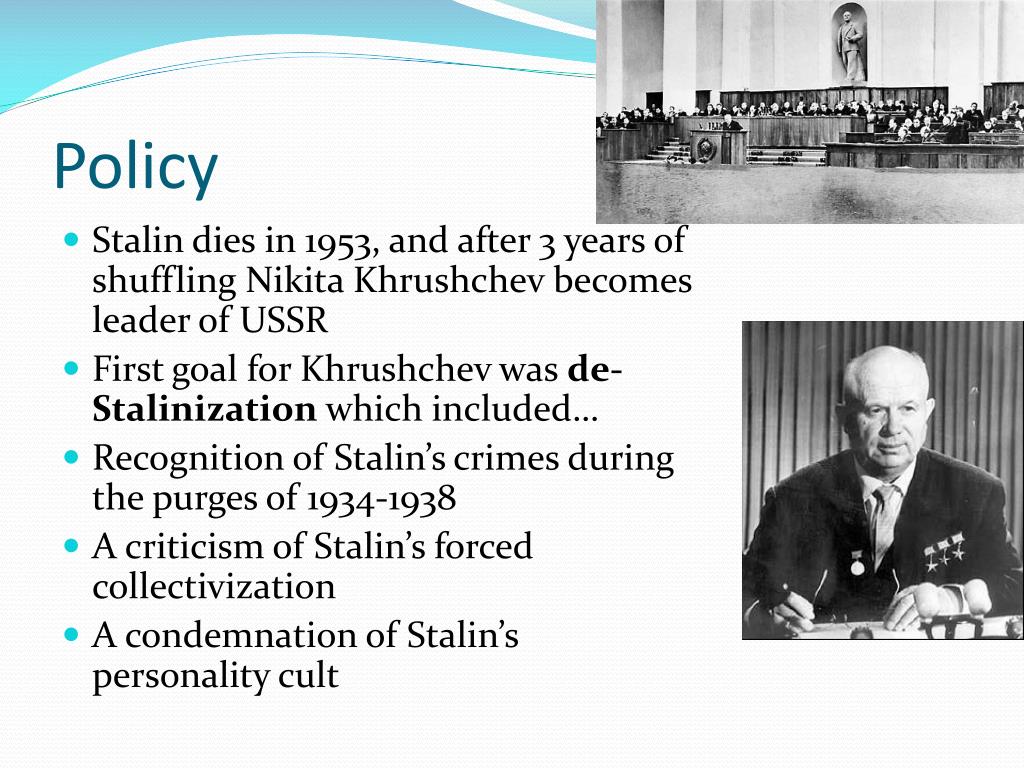 PPT - Nikita Khrushchev and the Cold War 1956-1964 PowerPoint ...