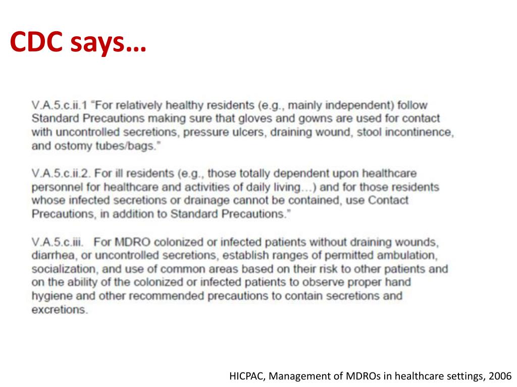 PPT - Management of Multidrug-Resistant Organisms (MDROs) in Long-term ...