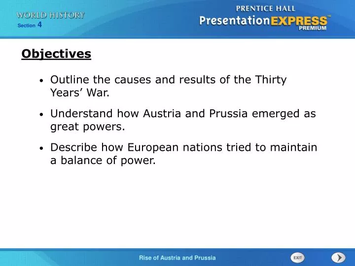 PPT - Outline the causes and results of the Thirty Years’ War ...