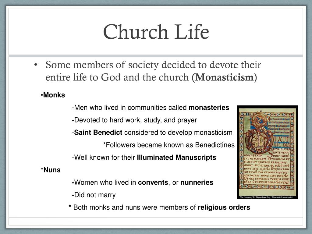 PPT - The Church in Medieval Life PowerPoint Presentation, free ...