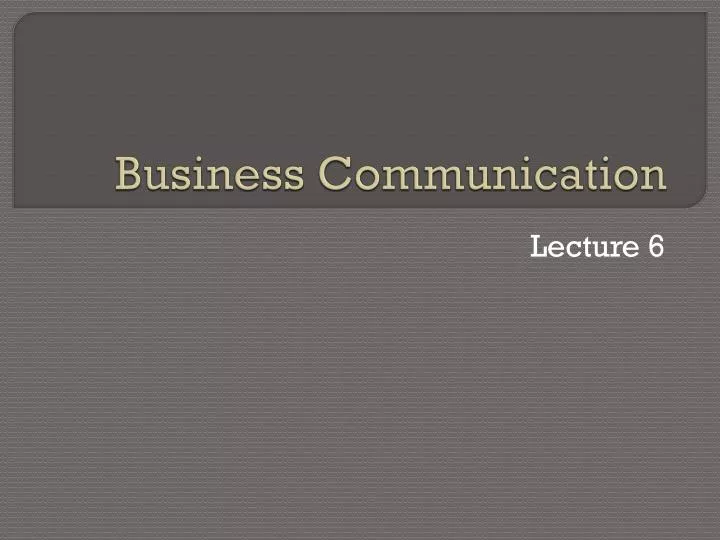 PPT - Business Communication PowerPoint Presentation, free download ...