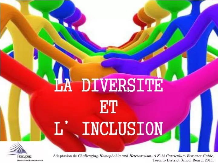 PPT - LA DIVERSITÉ ET L’INCLUSION PowerPoint Presentation, free download - ID:2030765