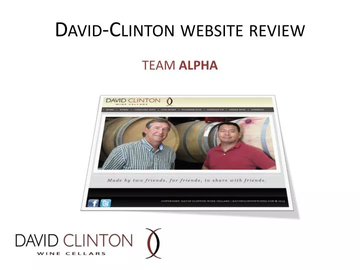 PPT - David-Clinton website review PowerPoint Presentation, free ...
