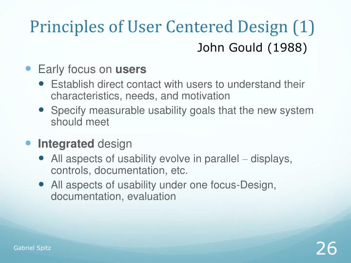 PPT - User Centered Design PowerPoint Presentation - ID:2031522