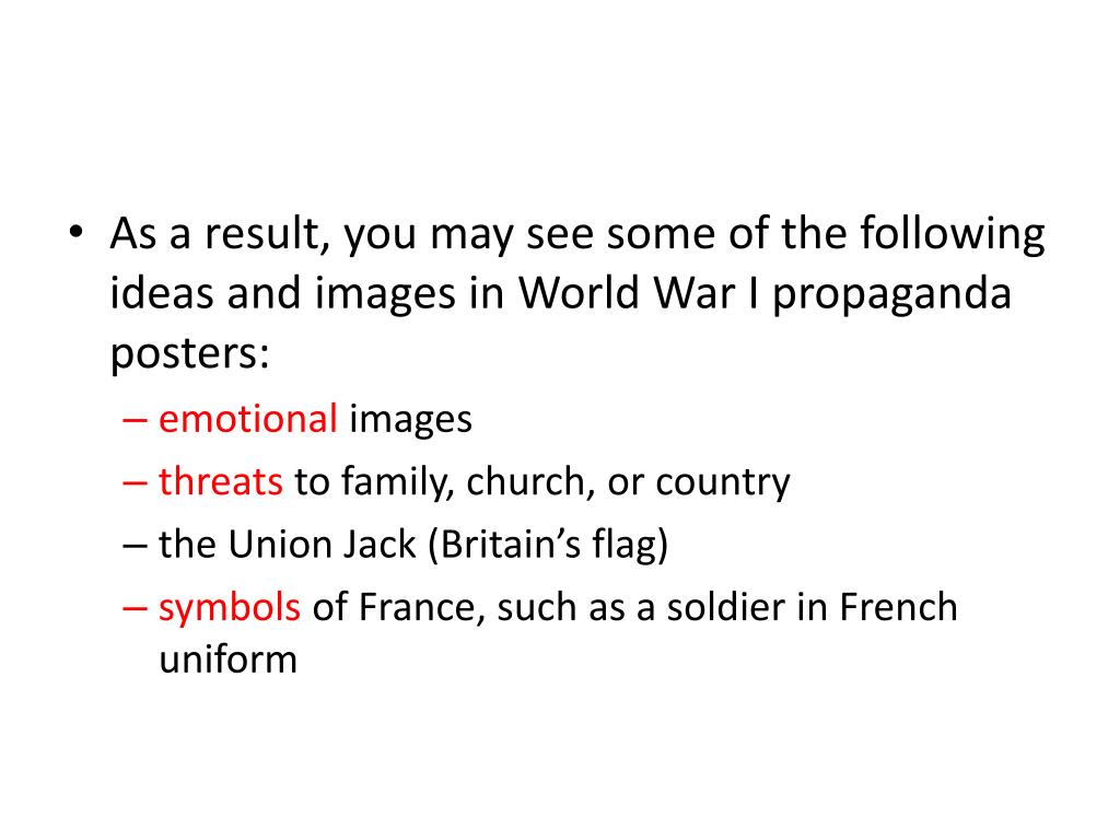 PPT - World War One The Homefront and the War Effort PowerPoint ...
