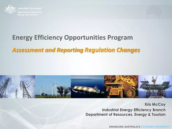 PPT - Energy Efficiency Opportunities Program Assessment and Reporting ...