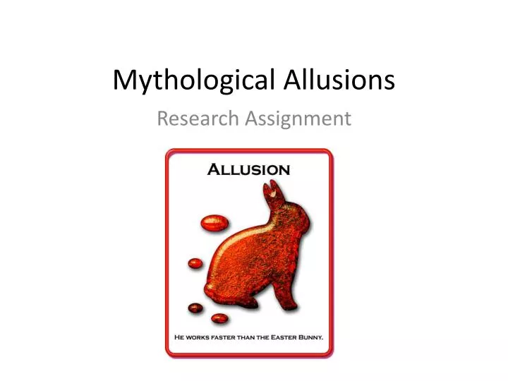 PPT - Mythological Allusions PowerPoint Presentation, free download ...