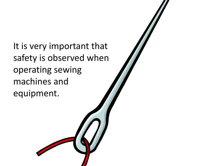 PPT - Sewing Safety PowerPoint Presentation - ID:2033425