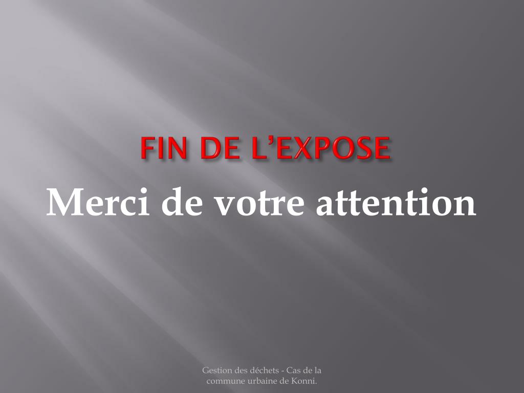 PPT - GESTION DES D 1 ECHETS CAS DE LA COMMUNE URBAINE DE BIRNI N’KONNI ...