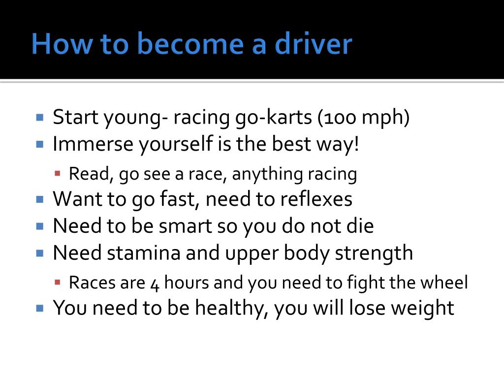 PPT - Are Racecar Driver’s Athletes? PowerPoint Presentation, free ...