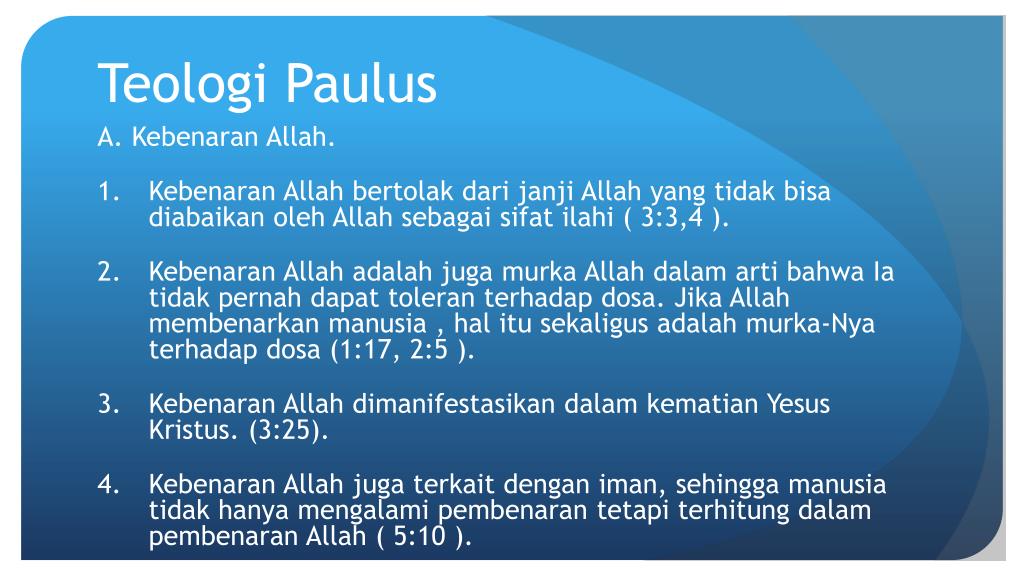 PPT - SURAT RASUL PAULUS KEPADA JEMAAT DI ROMA PowerPoint Presentation ...