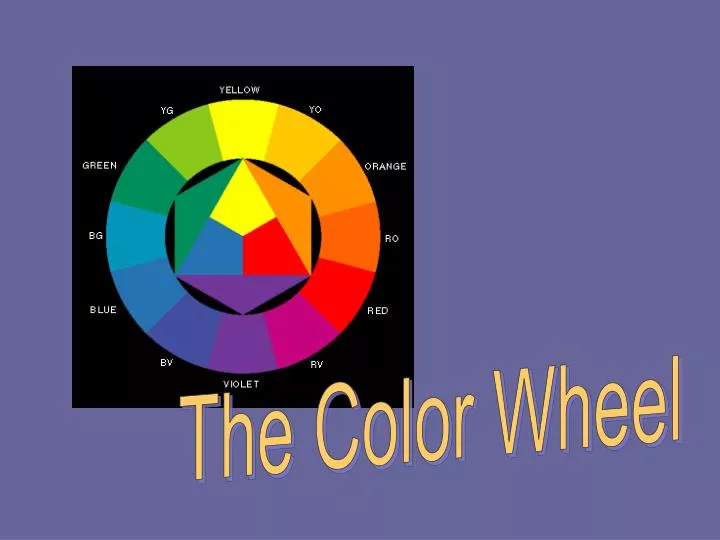 PPT - The Color Wheel PowerPoint Presentation, free download - ID:2034530
