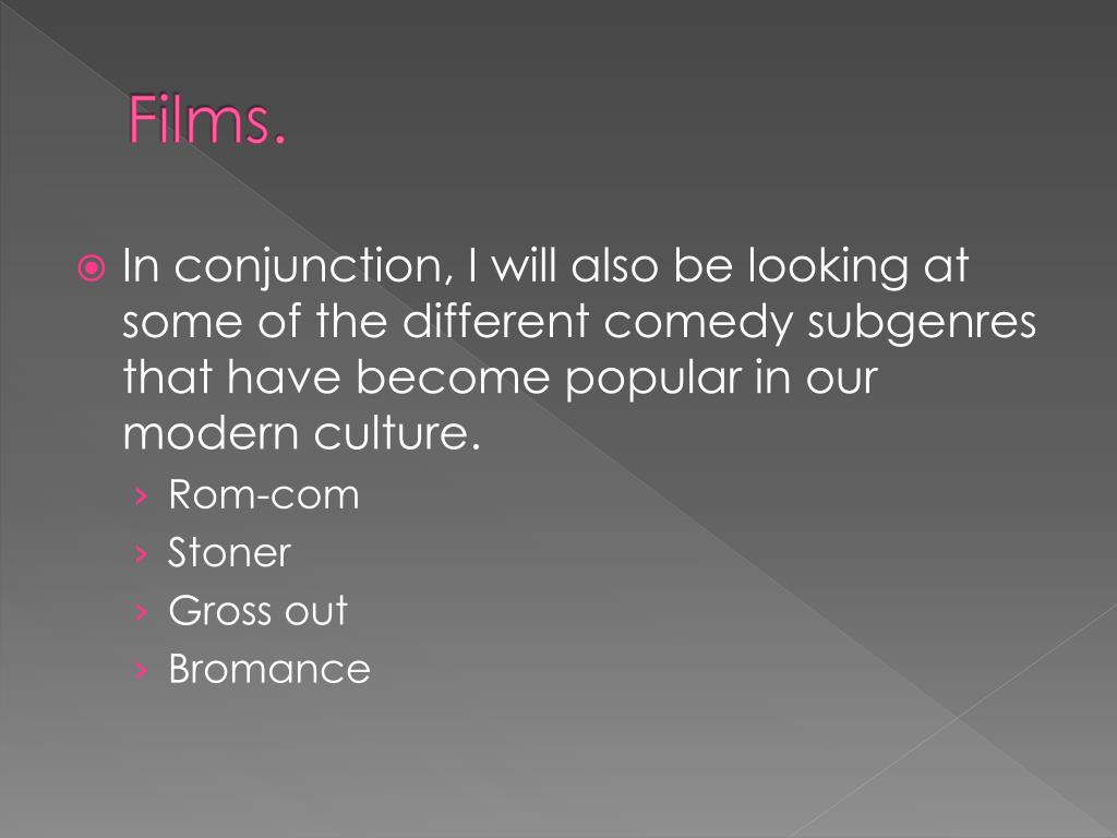 PPT - Modern Evolution of the Comedy Genre PowerPoint Presentation ...