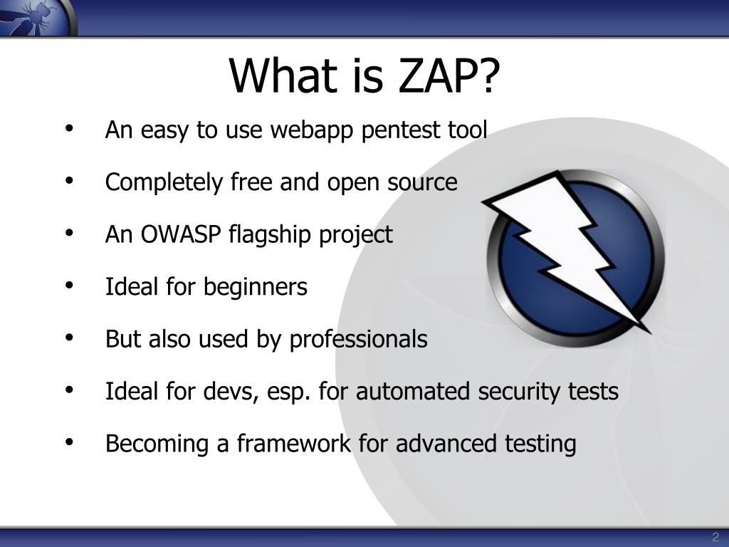 Ppt An Introduction To Zap The Owasp Zed Attack Proxy Powerpoint