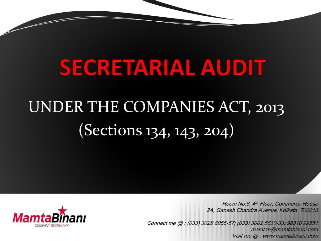 PPT - Companies Act, 2013 By CS Mamta Binani Past Chairperson (Year ...