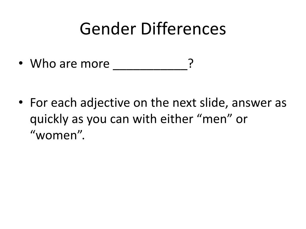 PPT - Gender, Sex and Sexuality PowerPoint Presentation, free download ...