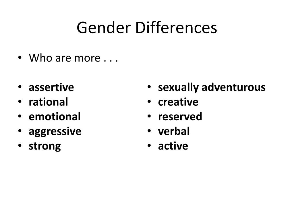 PPT - Gender, Sex and Sexuality PowerPoint Presentation, free download ...