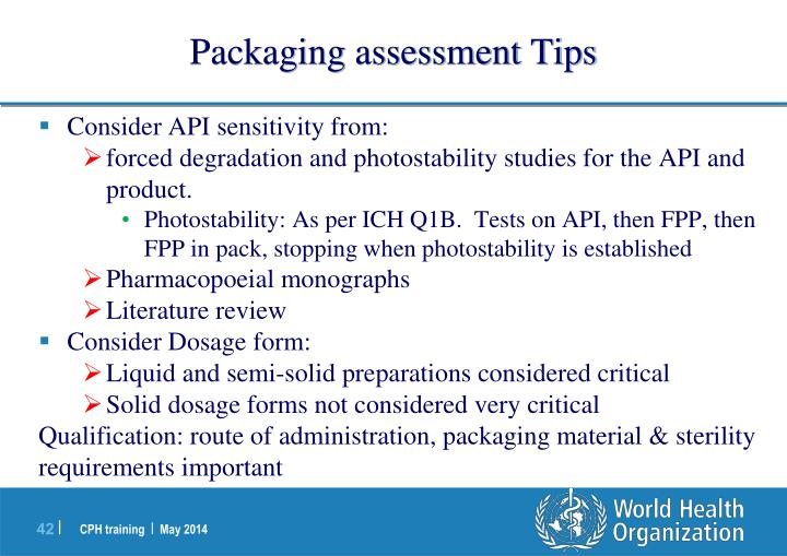 PPT - 2-1 Packaging – overview and tips for assessment Andrew Chemwolo ...