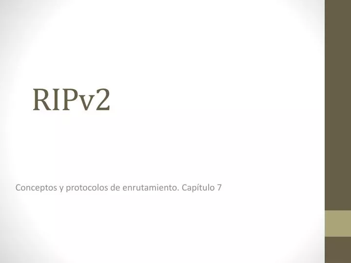PPT - RIPv2 PowerPoint Presentation, free download - ID:2036168