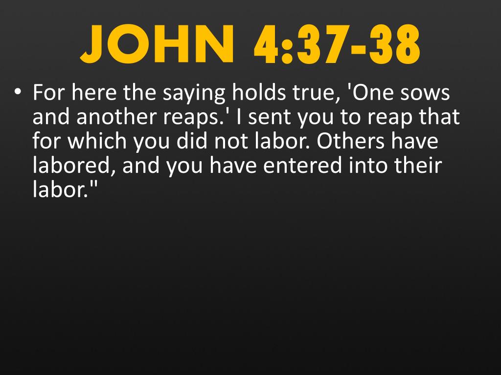 PPT - Jesus on Evangelism/Missions (4:25-42) PowerPoint Presentation ...