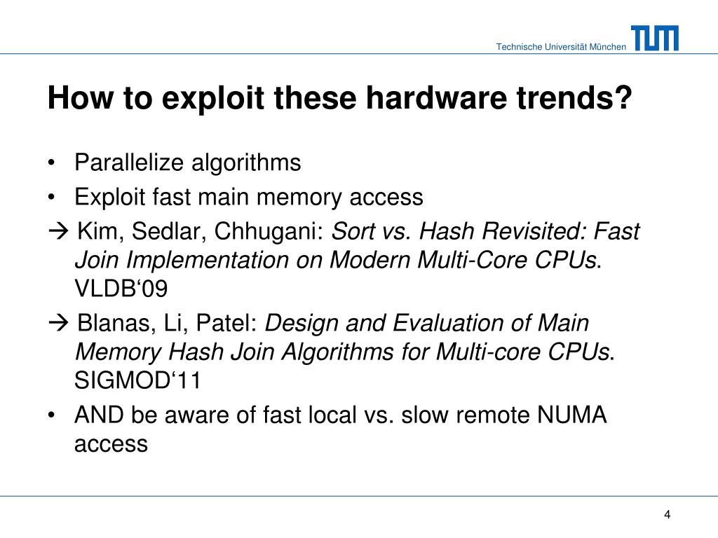 Ppt Massively Parallel Sort Merge Joins Mpsm In Main Memory Multi Core Database Systems 0632