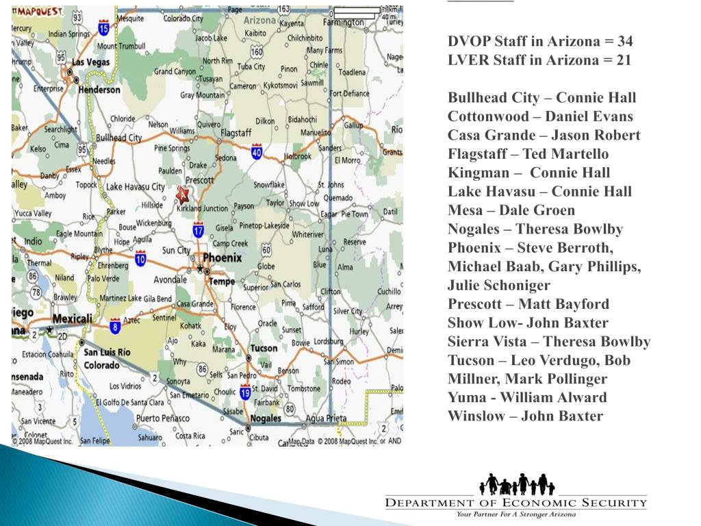 PPT - Arizona Department of Economic Security Veterans Program LVER ...