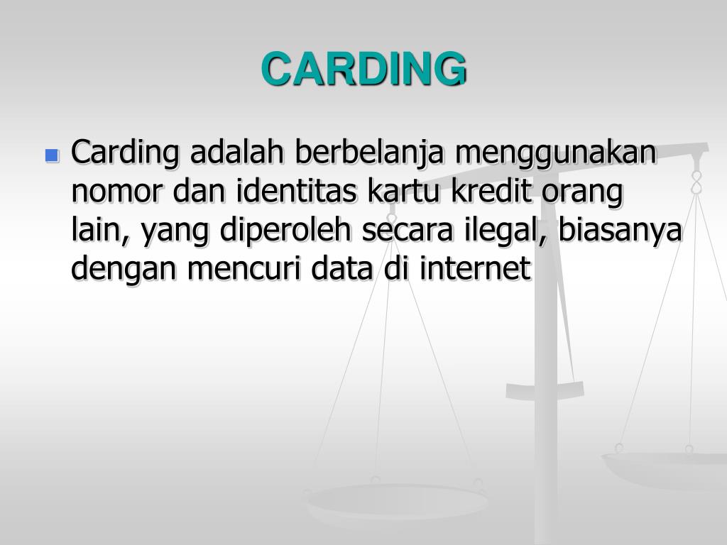 PPT - KEJAHATAN BIDANG TEKNOLOGI INFORMASI PowerPoint Presentation, free download - ID:2036696