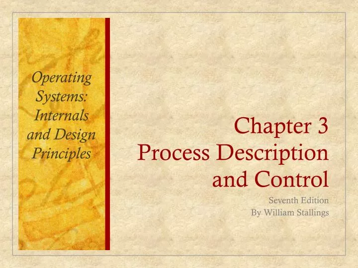 PPT - Chapter 3 Process Description and Control PowerPoint Presentation ...
