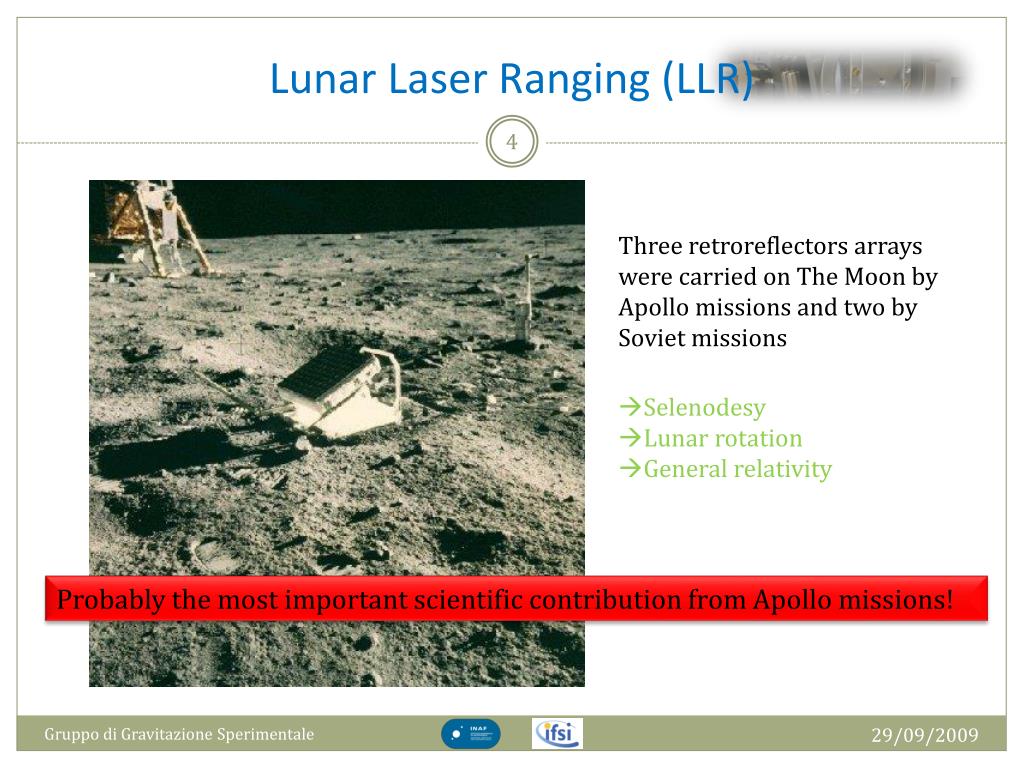 PPT - Contributions of Italian Spring Accelerometer to Lunar ...