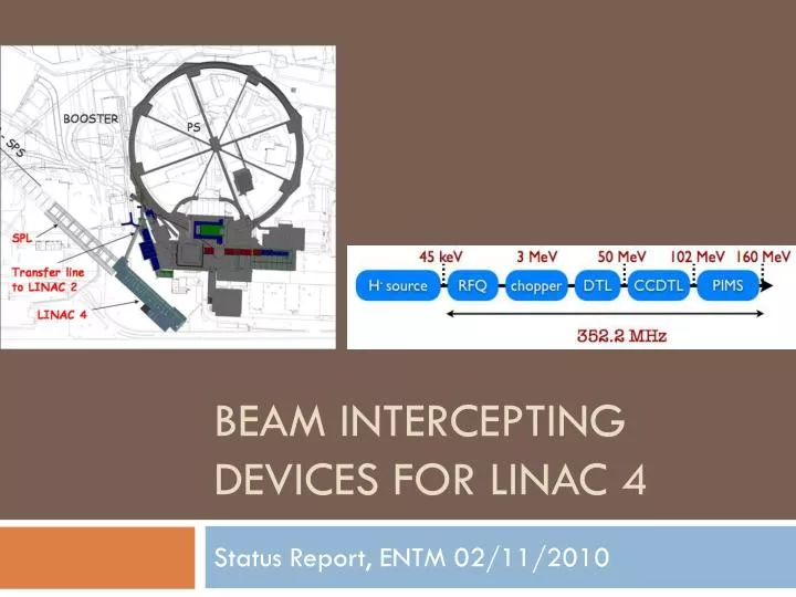 PPT - beam intercepting devices for LINAC 4 PowerPoint Presentation ...