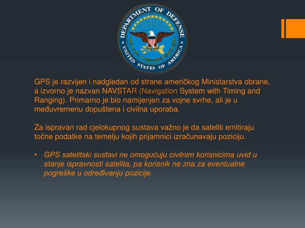 PPT - Sustav za globalno poziciorniranje (GPS) PowerPoint Presentation ...