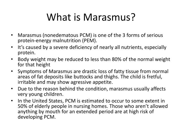 PPT - Marasmus PowerPoint Presentation - ID:2037853