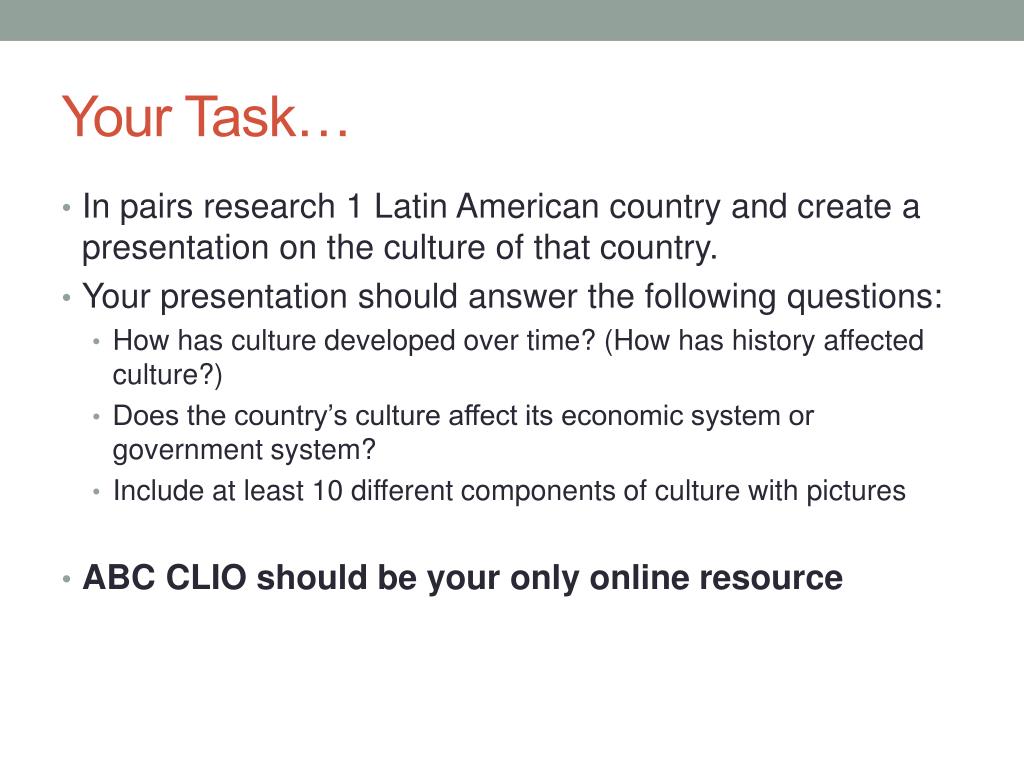 PPT - Latin America: Culture PowerPoint Presentation, free download ...