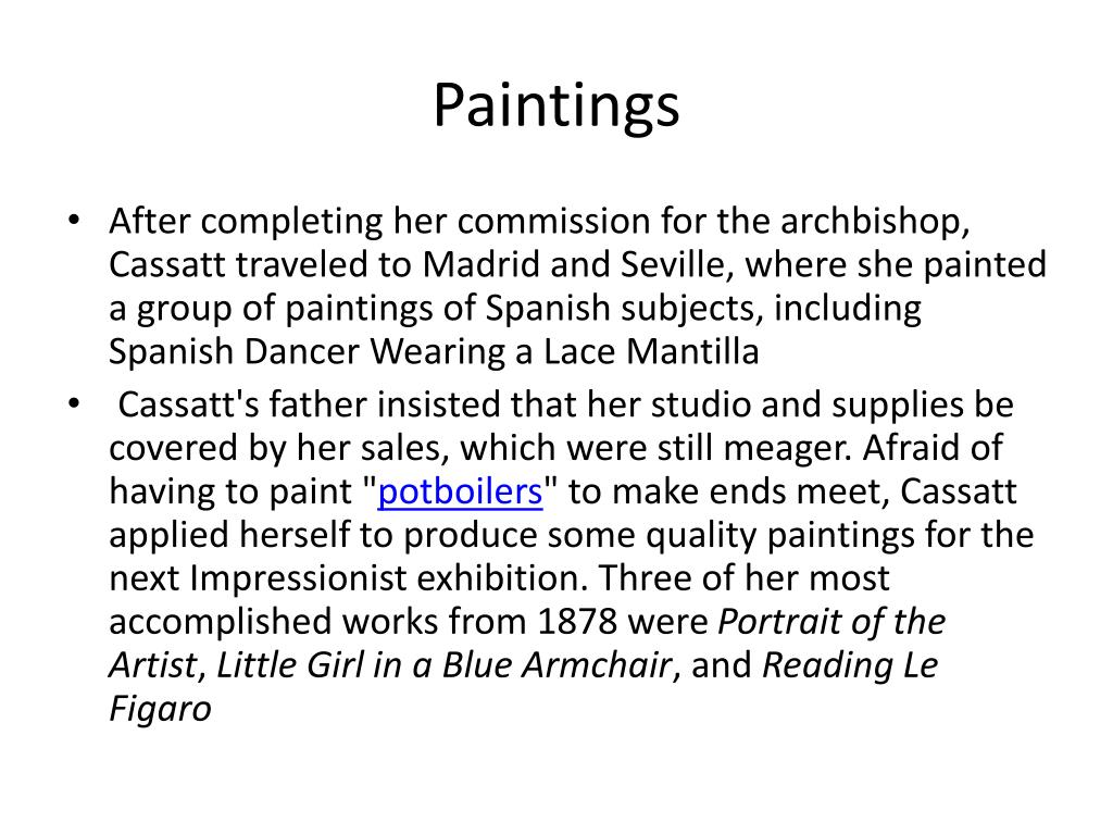 PPT - Mary Cassatt And French Impressionism PowerPoint Presentation ...