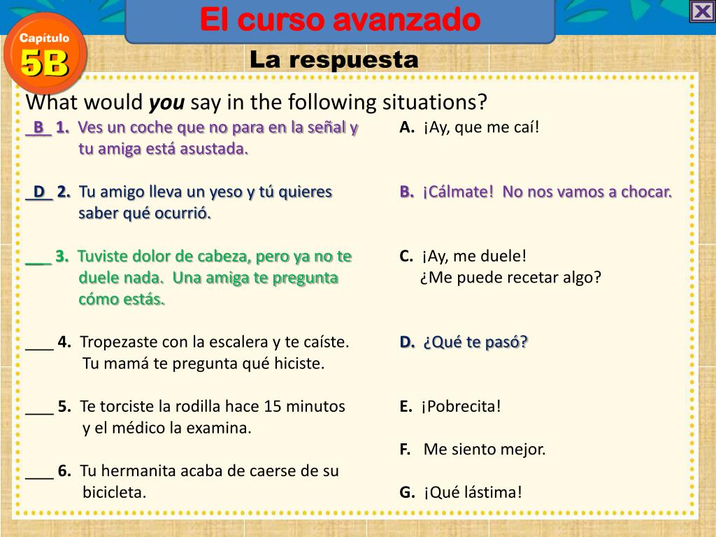 PPT - Repaso del vocabulario PowerPoint Presentation, free download ...