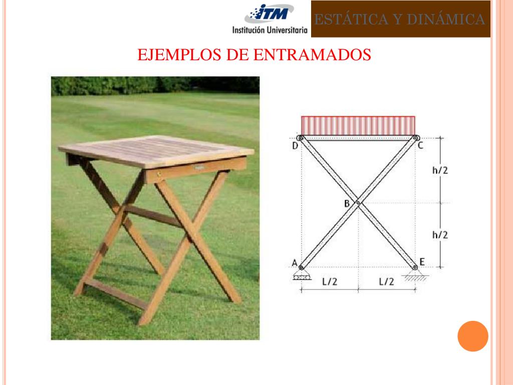 PPT - ENTRAMADOS Son estructuras normalmente fijas y estables. Están ...