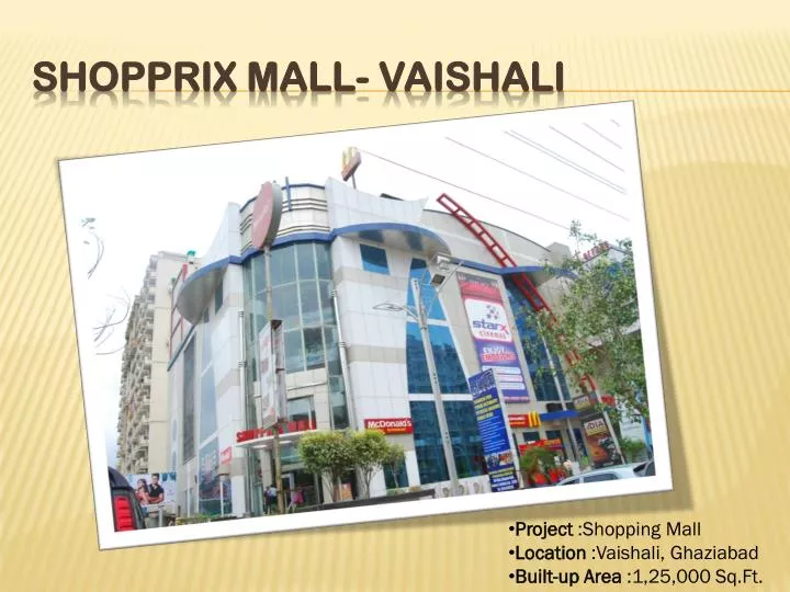 PPT - Shopprix Mall- Vaishali PowerPoint Presentation, free download ...
