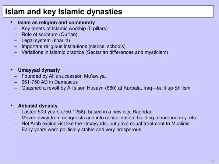 PPT - Islam and key Islamic dynasties PowerPoint Presentation, free ...