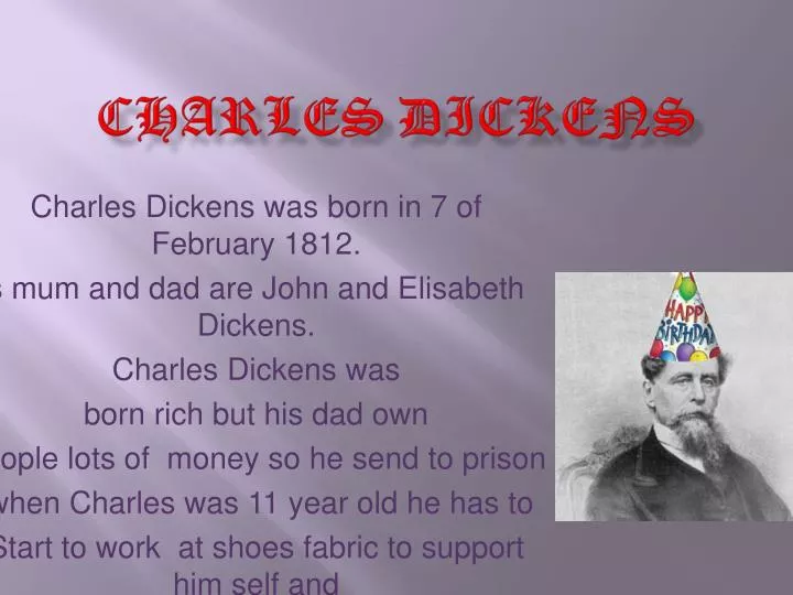 Ppt Charles Dickens Powerpoint Presentation Free Download Id2040561
